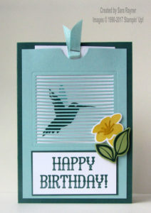 Moving birthday card - Sara's crafting and stamping studio