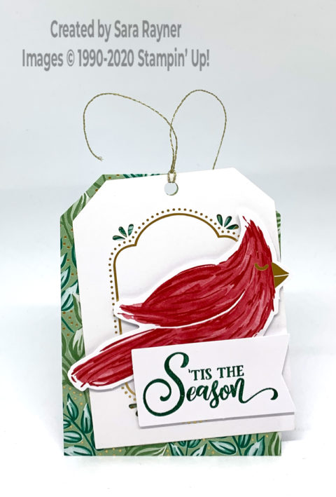 Tutorial for Tag Buffet tag - Sara's crafting and stamping studio