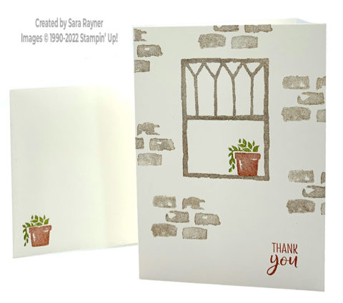 Tutorial for quick Welcoming Window card - Sara's crafting and stamping ...